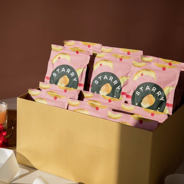 pack 12 Starry Banana Chips กล้วยหอมทองอบกรอบ อบรีดน้ำมัน 0Transfat ...