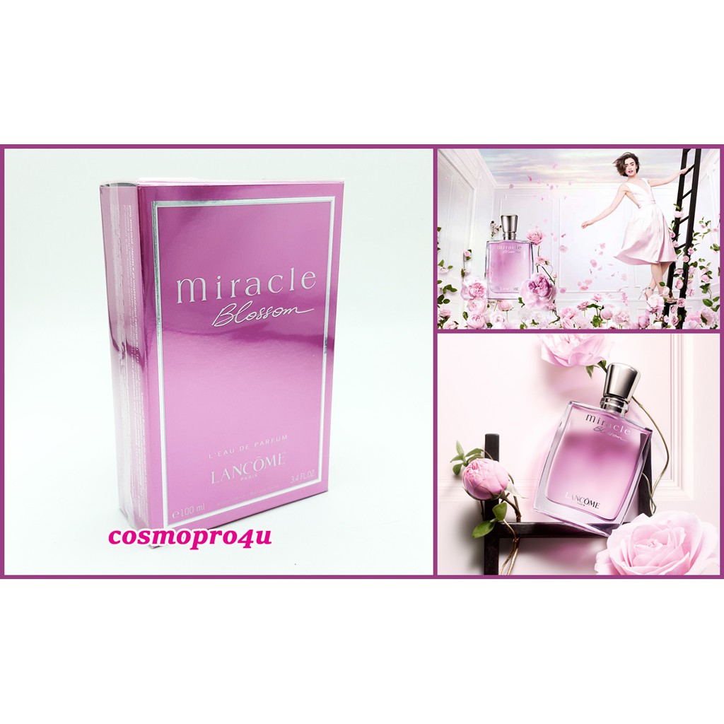 น้ำหอม LANCOME Miracle BLOSSOM EDP 100ml กล่องมีซีล ของเคาน์เตอร์ ลัง ...