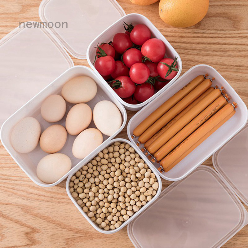 In The Lunch Box Cute Ceramic Divider Crisper 3 Grids Microwave Lunch ...