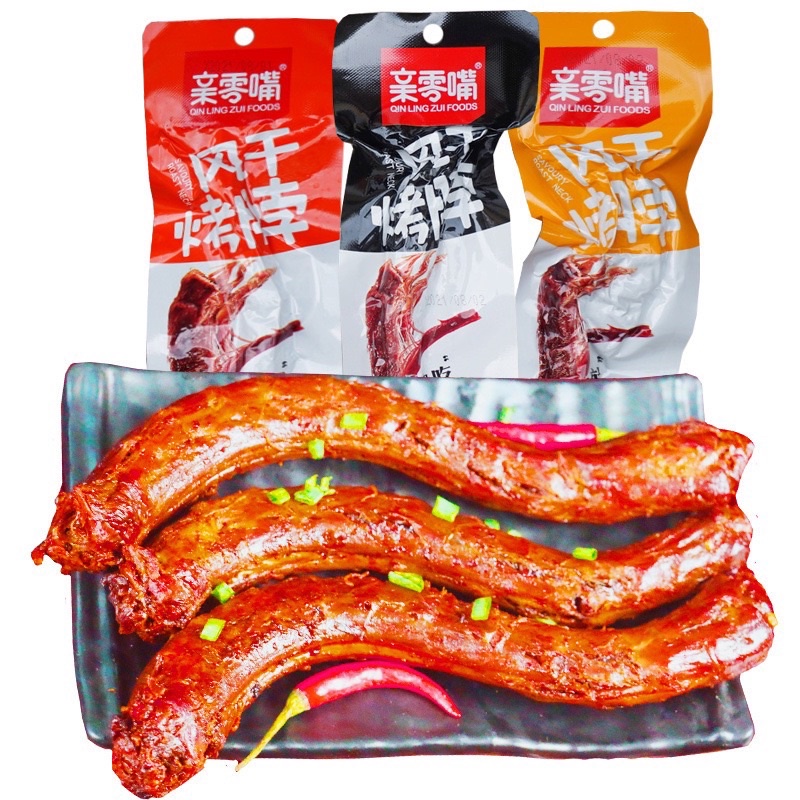 F44คอเป็ดตุ๋น亲零嘴风干烤鸭脖42g อร่อย พร้อมท่าน หม่าล่า ล่าเถียว - fangfang6688 - ThaiPick