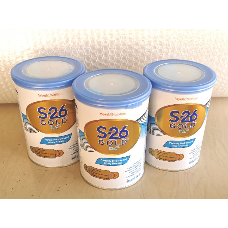 S26 Gold HA ขนาด 400 กรัม x 3 กระป๋อง - S-26 โกลด์ เอชเอ เอช.เอ. HA1 HA ...