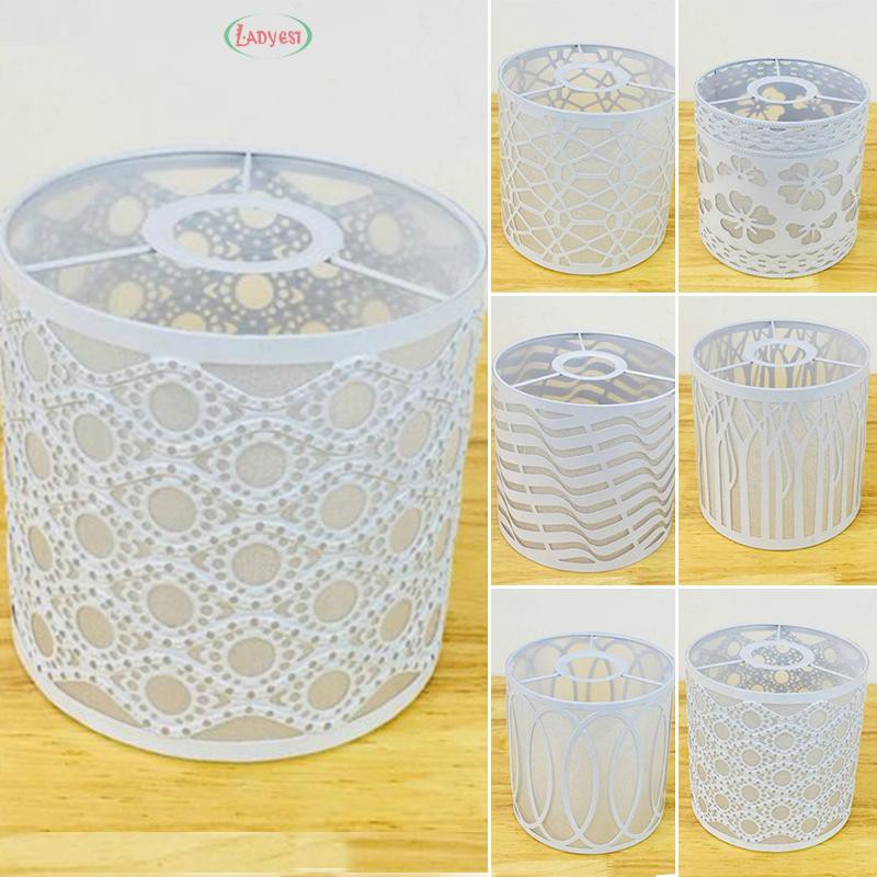 Useful Shade Lamp Cover White 5.5*5.5inch Table Ceiling Light Metal ...