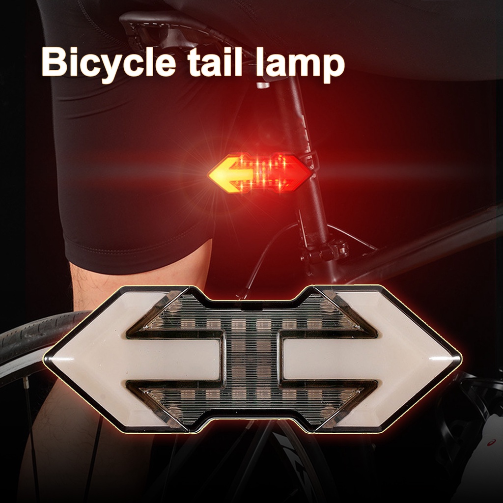 Moon_Bicycle Taillight Remote Control Waterproof Sturdy Mountain Bike ...