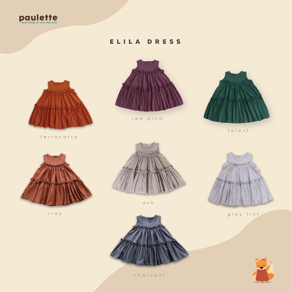 ชุดเดรส Elila สําหรับเด็ก - paulettekids.th - ThaiPick