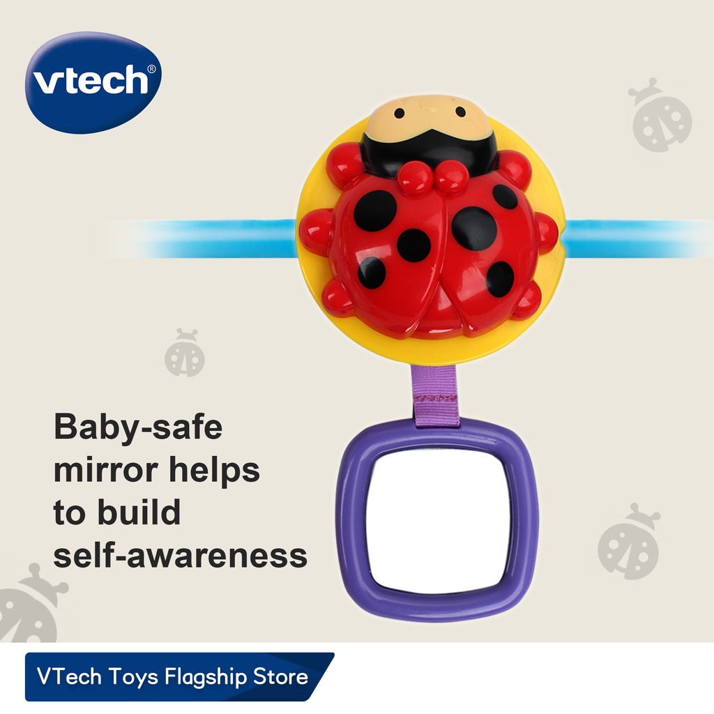 VTech Stroller Toys for Baby On the Moove Activity Bar with Music Car ...