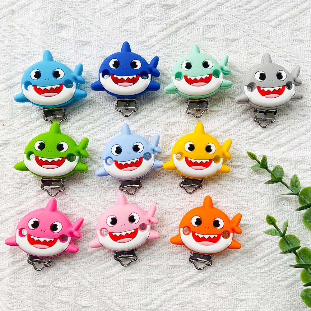 3CS Silicone Shark acifier Cli BA Free Baby Teether Infant Teething ...