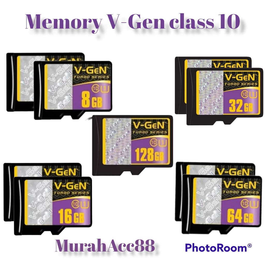 การ์ดหน่วยความจํา V-gen class 10 speed up to 100mb s TURBO SERIES ของ ...