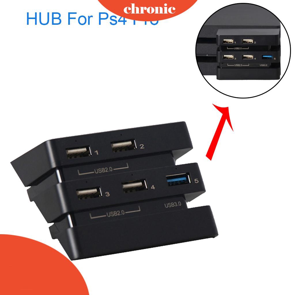 chronic☺USB 3.0 Expansion Adapter HUB Sony PlayStation 4 PS4 Pro Gaming ...