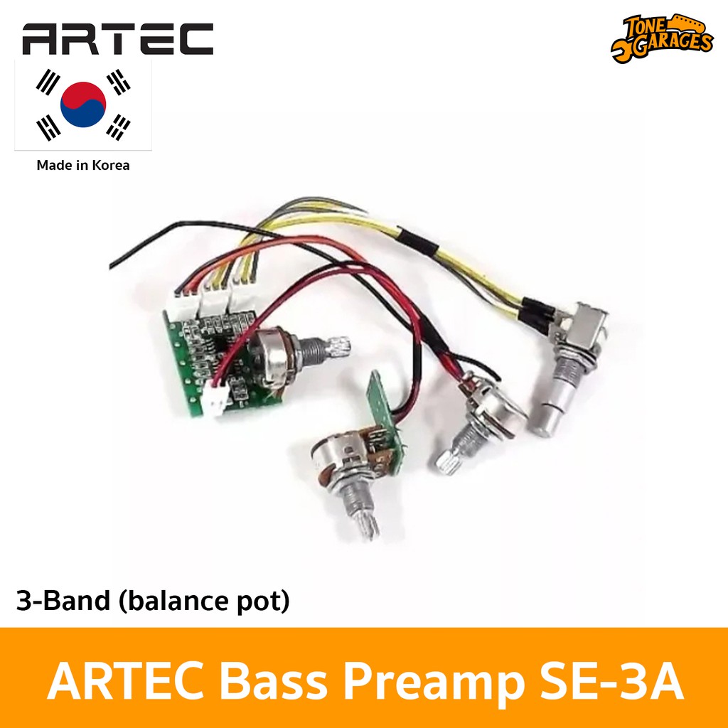 ARTEC SE-3A 3-Band EQ Bass Preamp with Balance Pot เบสพรีแอมป์ Made in ...