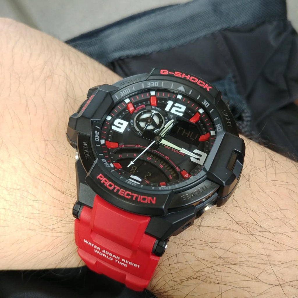 (เดิมอย่างเป็นทางการ) Casio G-Shock Gravity Master GA-1000-4B นาฬิกาแรง ...