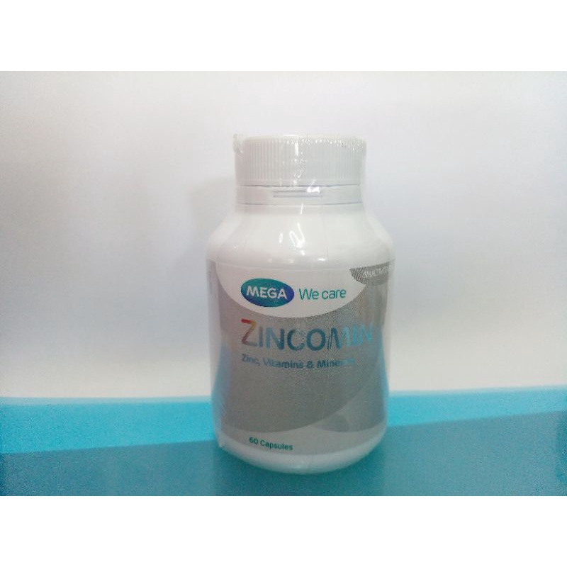 MEGA We care Zincomin Zinc,Vitamins & Minerals 60 capsules | Shopee ...