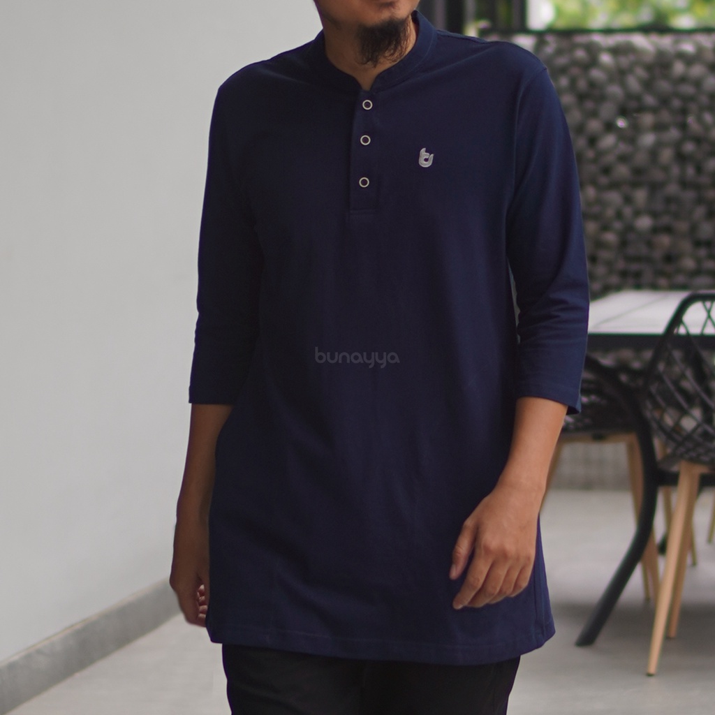 ใหม่ Kurta Basic Bunayya | เสื้อยืด ลาย Kurta | Kurta 3/4 | เสื้อเชิ้ต ...