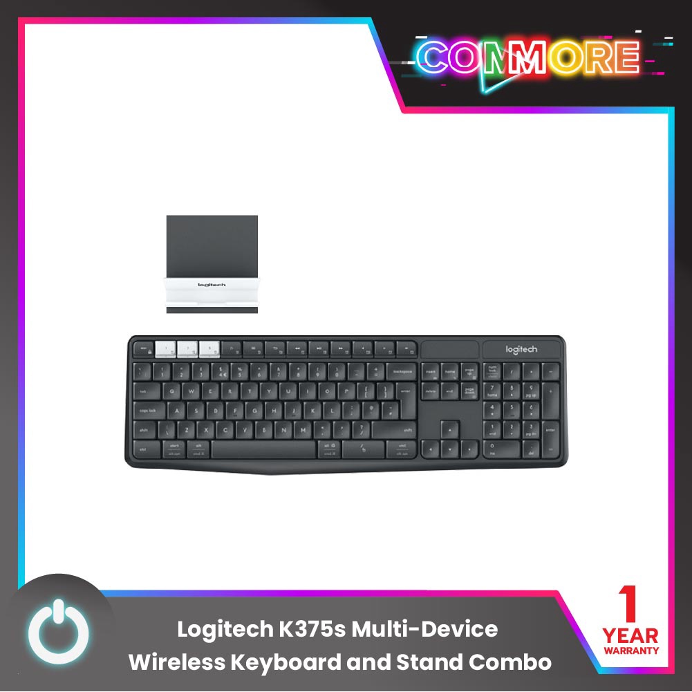 Logitech K580 Slim Multi-Device Wireless Bluetooth and USB Keyboard ...