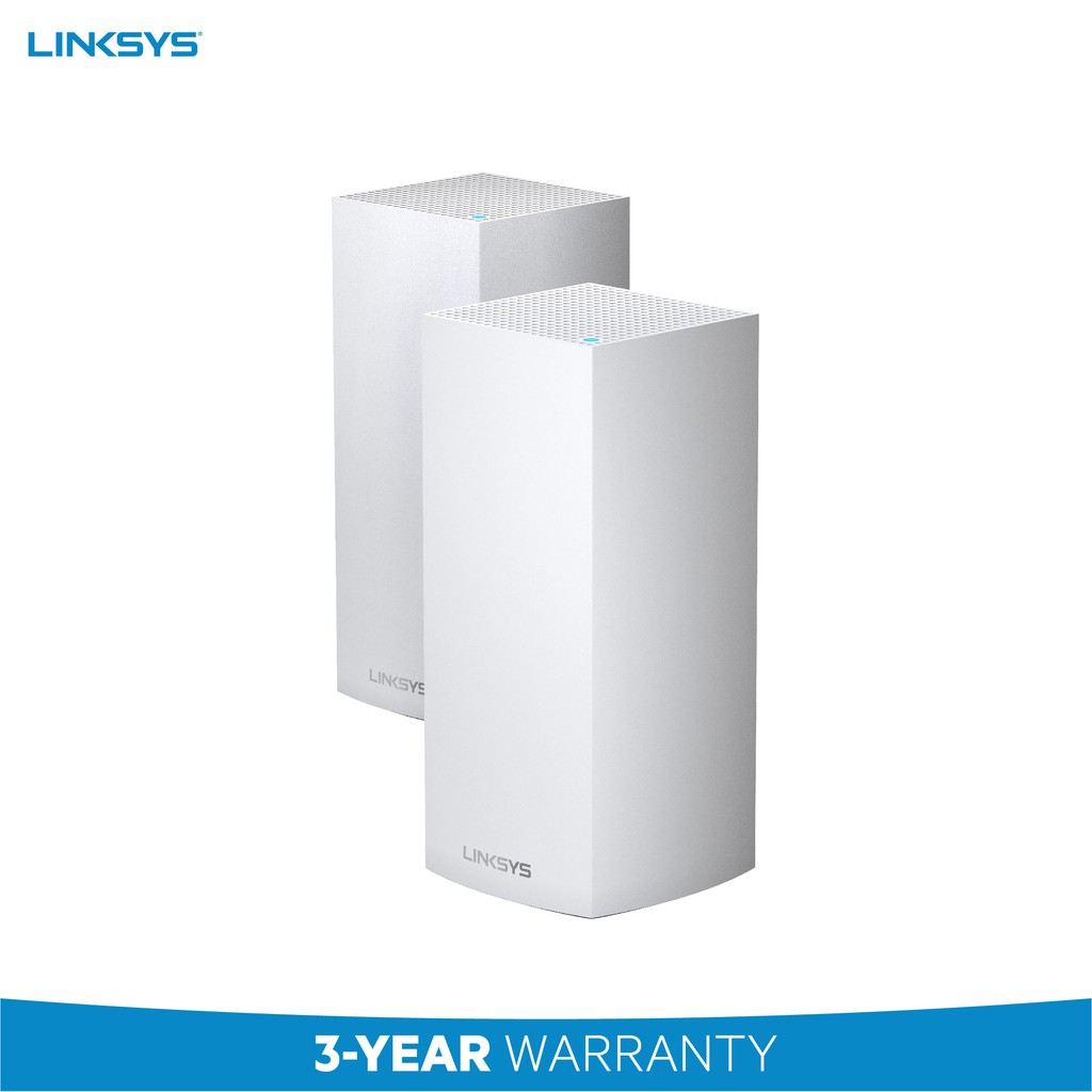 Linksys Velop MX8400 Tri-Band Mesh WiFi 6 System (AX4200) Pack 2 เราเต ...