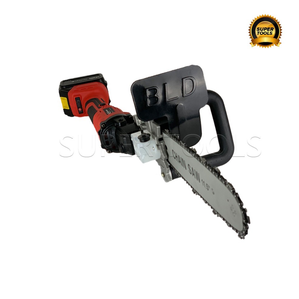 BONYA เครื่องเจียร์ไร้สาย 128V เครื่องเจียร์แบตเตอรี่ 4นิ้ว หัวบาร์โซ่ หัวบาร์เลื่อยโซ่ เลื่อย ...