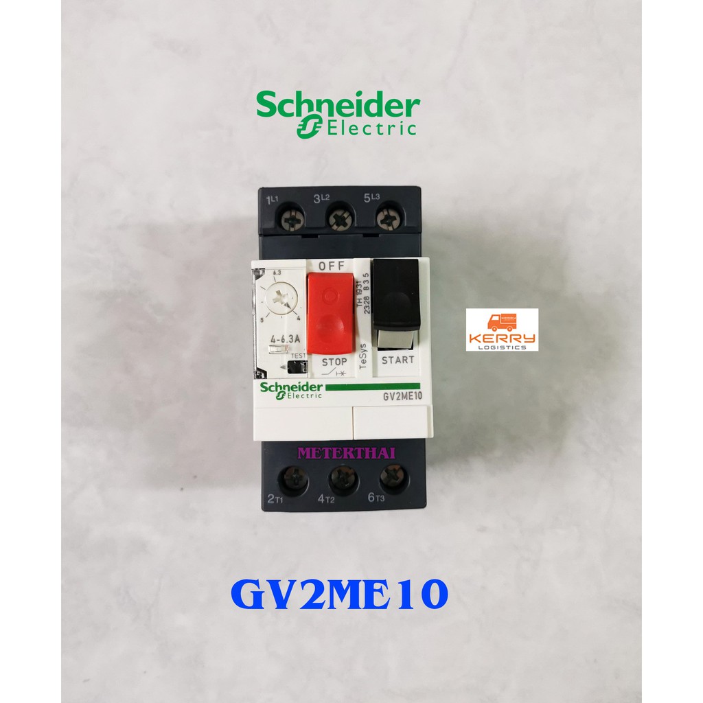 Schneider Electric GV2ME10 มอเตอร์เบรกเกอร์ชนิดมีโอเวอร์โหลดในตัว ...