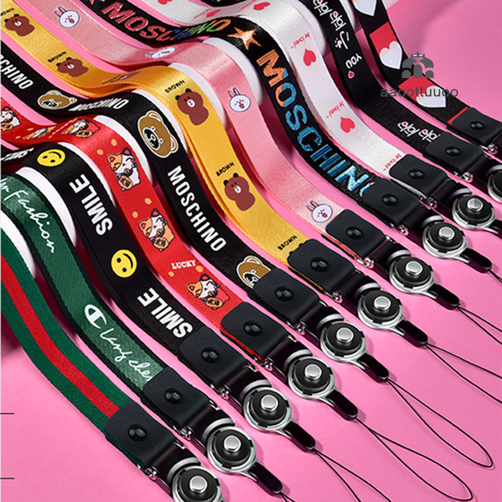 Mobile Phone Straps Hanging Neck Rope Lanyard Para Llaves for Phone ...