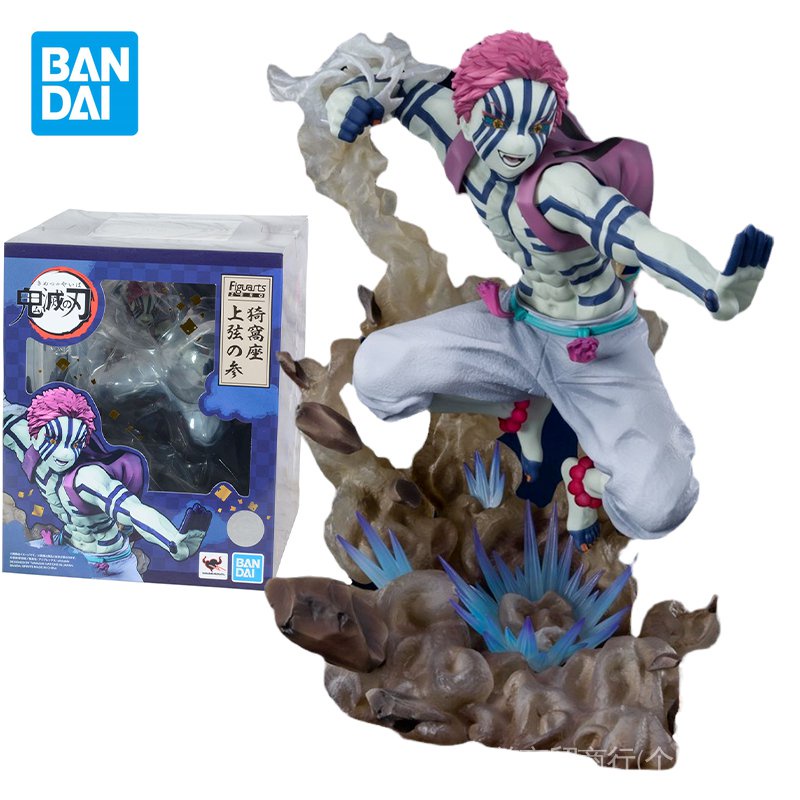Bandai Original Anime Figure Demon Slayer Figuarts Zero Akaza Action ...