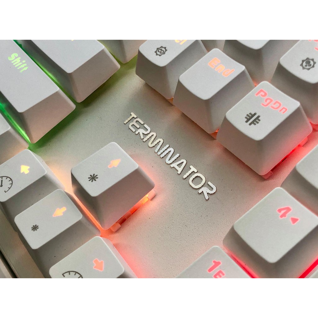 NUBWO X30 TERMINATOR White RGB Mechanical Gaming Keyboard คีย์บอร์ดเกม ...
