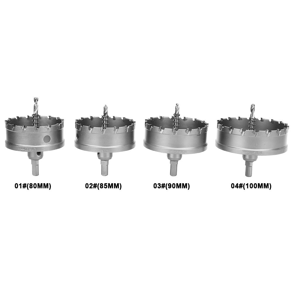 1 pc Carbide Tip Hole Saw Cutter Drill Bit Set For Steel Metal Alloy ...