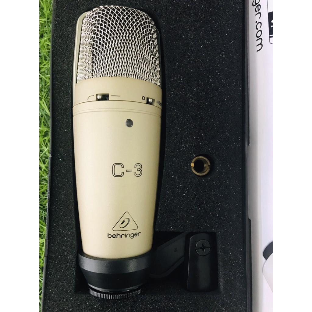 BEHRINGER C-3 STUDIO MICROPHONE C3 ไมค์ อัดเสียง พูด ร้อง งานสตูดิโอ ...