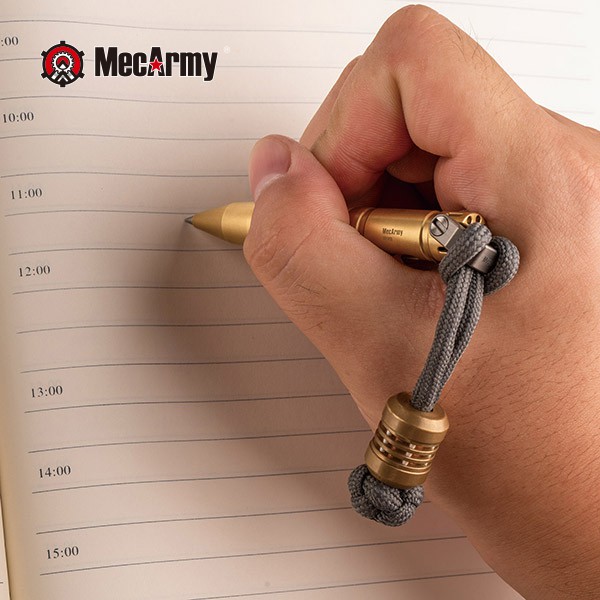 MecArmy TPX8 Mini Titanium/Brass/Copper Bolt Action Tactical Pen, Mini Keychain Tactical Pen ...