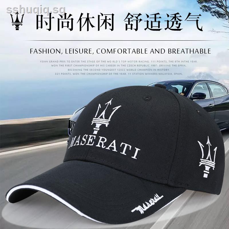 Maserati logo car hat male commemorative cap sun visor racing team ...