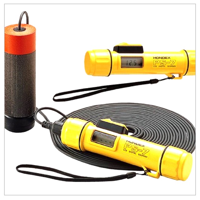เครื่องวัดความลึกท้องน้ำ (Portable Depth Sounder) ยี่ห้อ HONDEX รุ่น PS ...