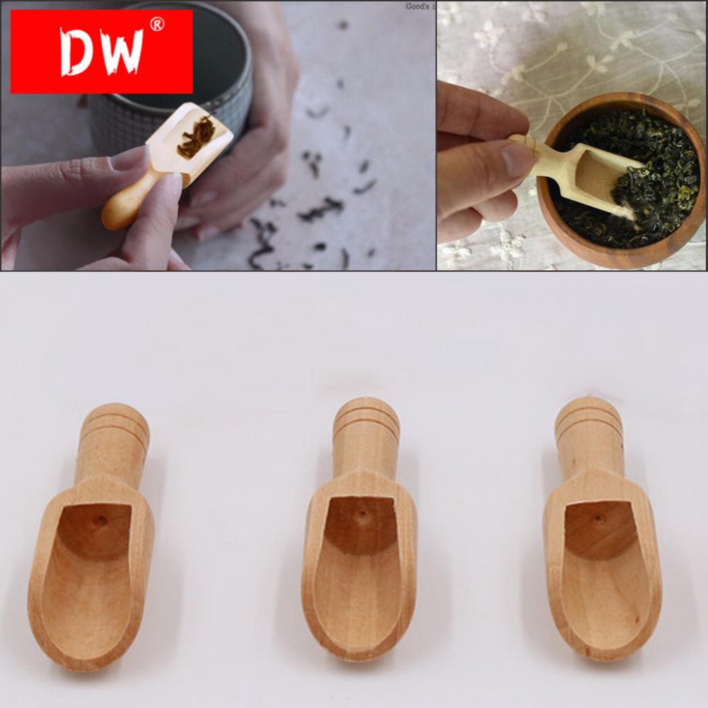 [hot] D&W_Natural Wooden Coffee Tea Sugar Salt Powder Spoon Scoop ...