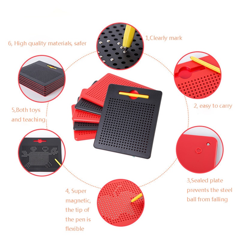 Magnetic Drawing Tablet Sketch Pad 3D Graphics Painting Pen Board ...