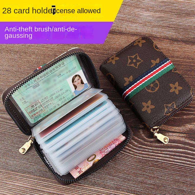 SENSES Exquisite High-End Card Holder New Multiple Card Slots Anti ...