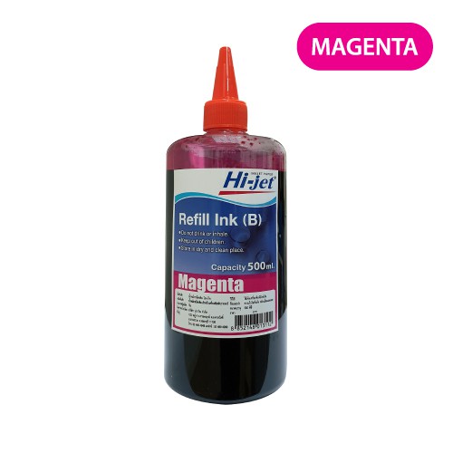 Hi-jet หมึกเติม Inkjet Refill Ink (B) 500 ml. (เลือกสีได้) - hijet ...
