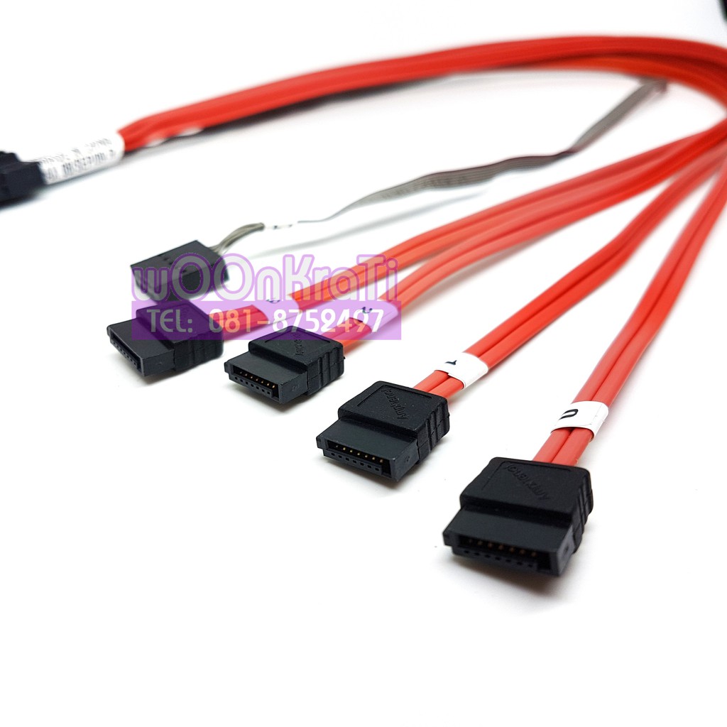 Adaptec CBL-00079-01-A-R SFF-8087 to (4) 7-pin SATA Fanout Cable with ...