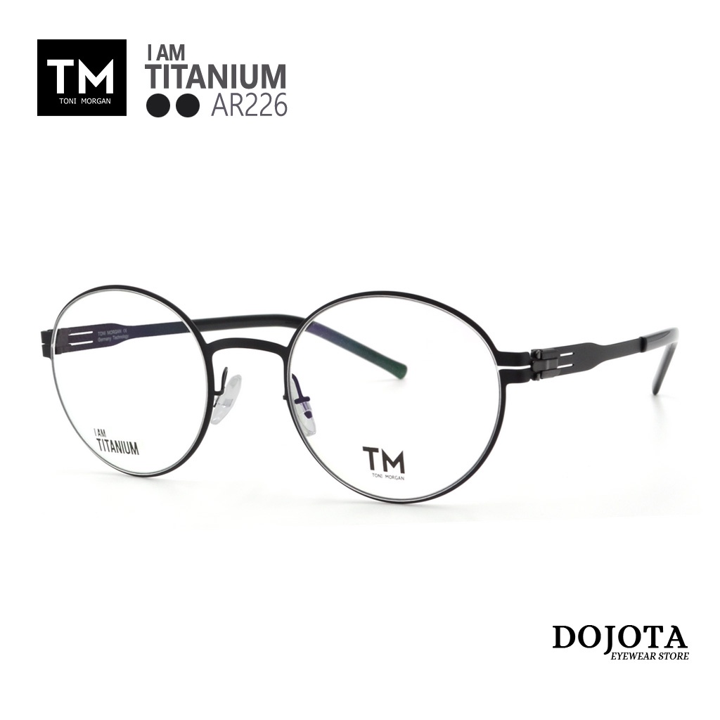 กรอบแว่นตา Titanium ทรงหยดน้ำ Toni Morgan รุ่น AR226 น้ำหนักเบา ...