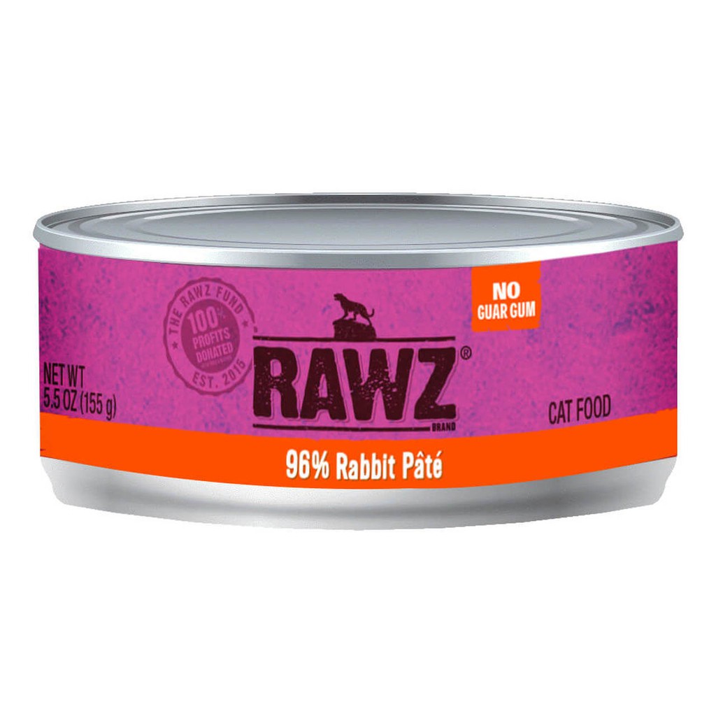 อาหารเปียกแมวระดับพรีเมี่ยม RAWZ 96 Rabbit Pate 156g - toony114 - ThaiPick