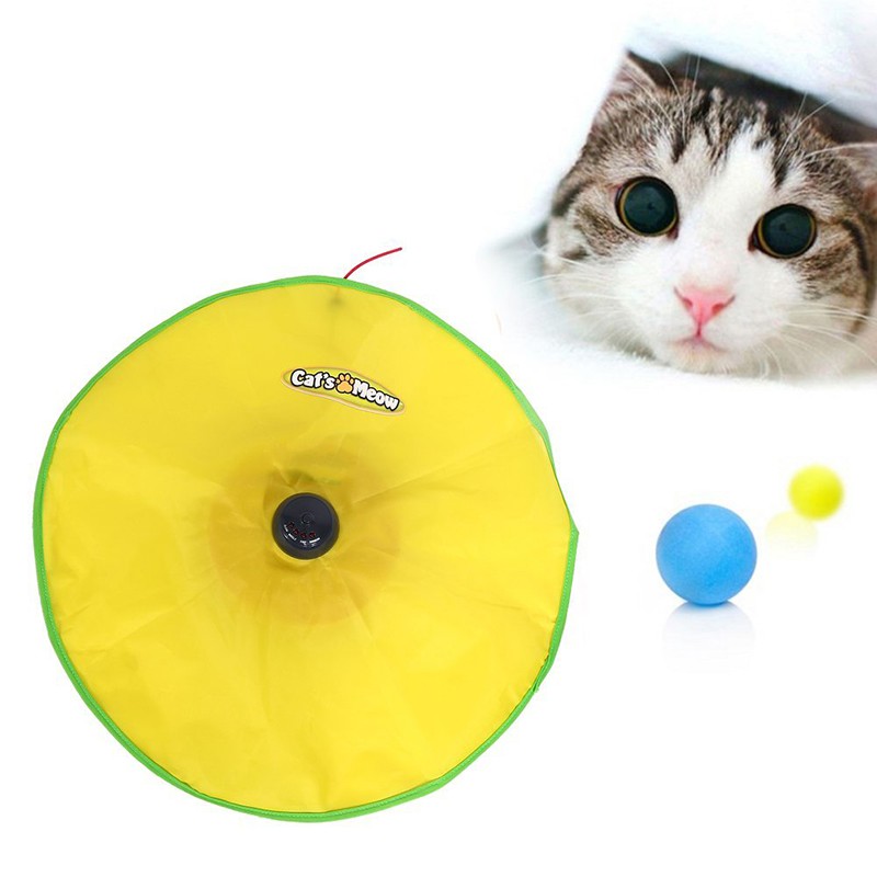 1pc Round Cats Meow Toy Electronic Interactive Undercover Mouse ...