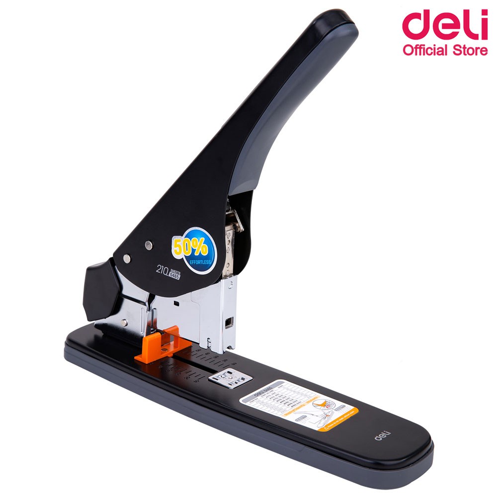Deli 0485 Power Saving Heavy-Duty Stapler เครื่องเย็บกระดาษ 210 แผ่น ...