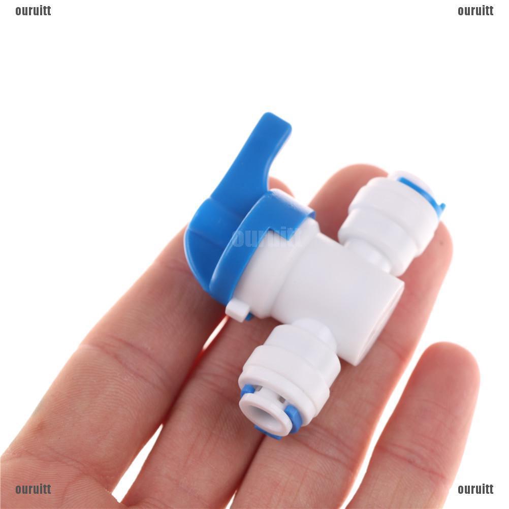 SP 1Pcs Inline New Ball Valve Quick Connect Shut Off for RO Water ...