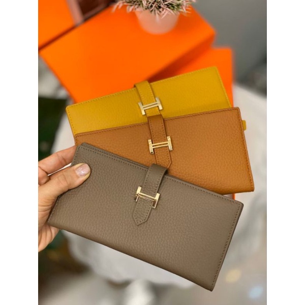 ส่งฟรี️ กระเป๋าสตางค์ใบยาว H Wallet Leather Togo - bebagstore - ThaiPick
