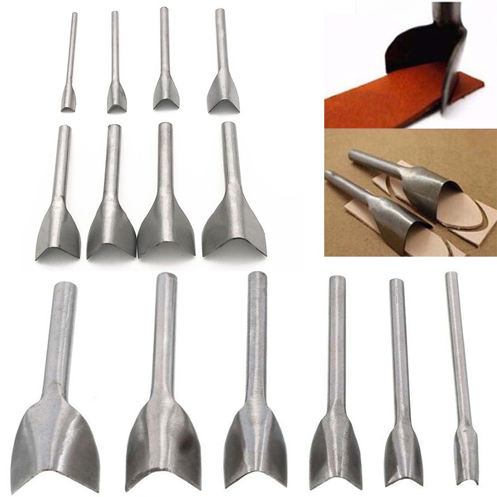 Diy V-Shape Leather Craft Cutter Punch Strap Belt End Punch Tool 10 ...