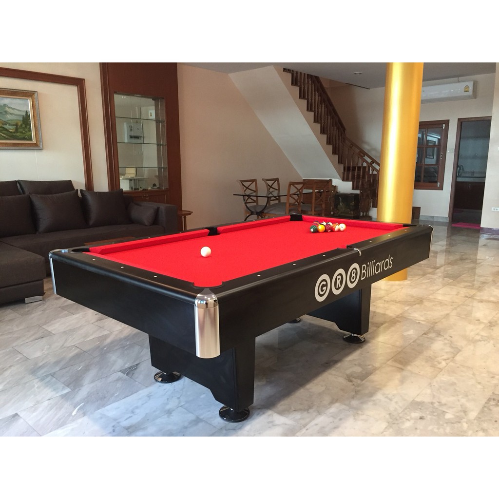 โต๊ะพูลอเมริกัน หินชะนวนแท้ ราคาพิเศษ ขนาด 7-9ft. GR8 Billiards ...