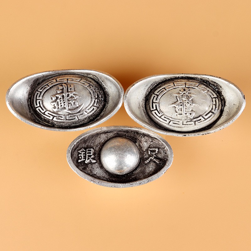 Juyuange โลหะผสมเงินโบราณเครื่องประดับขนาดใหญ่และขนาดเล็ก Rijindoujin ...