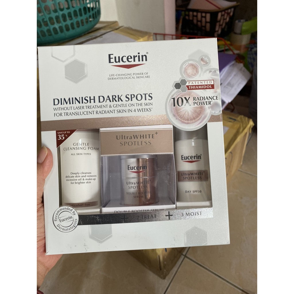 Eucerin Set UltraWhite BoosterFoamDayCream - jinakhammanit - ThaiPick