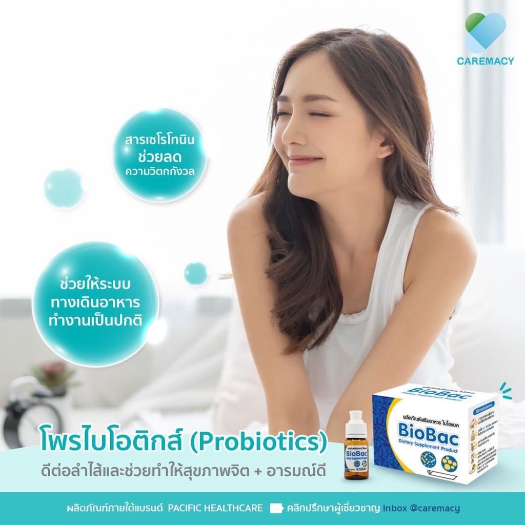 โปรโมชั่น ซื้อ1แถม1 BIOBAC Synbiotic ไบโอแบค 7ขวด ปรับสมดุลย์ ระบบลำไส้ อาการตกขาวผิดปกติ มี ...