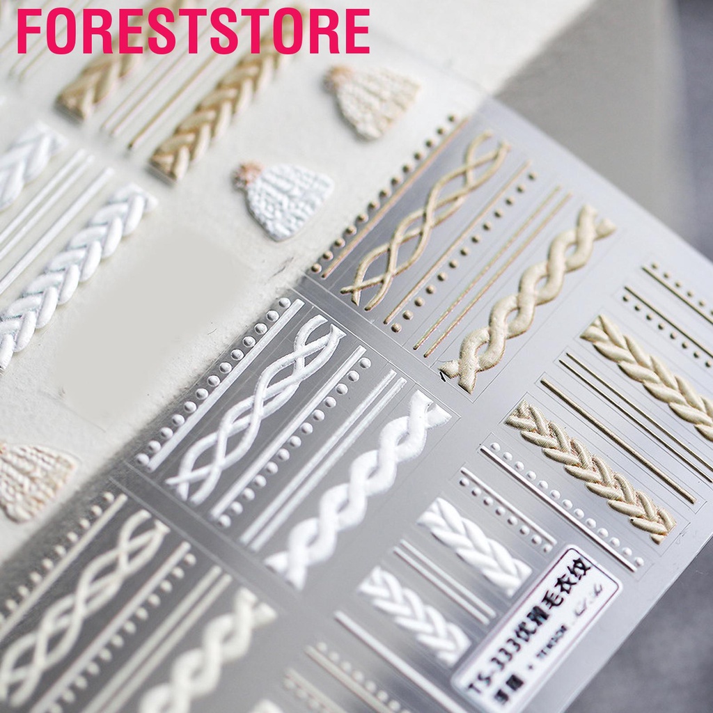 Foreststore Nail Stickers Multipurpose Frosted Thin Transparent ...