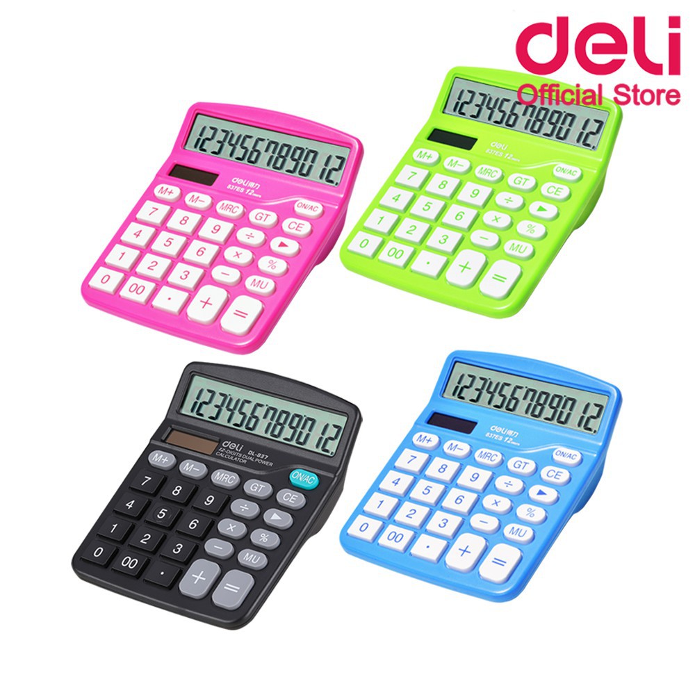 Calculator 12-digits เครื่องคิดเลขแบบตั้งโต๊ะ 12 หลัก รับประกันนาน 3 ปี ...