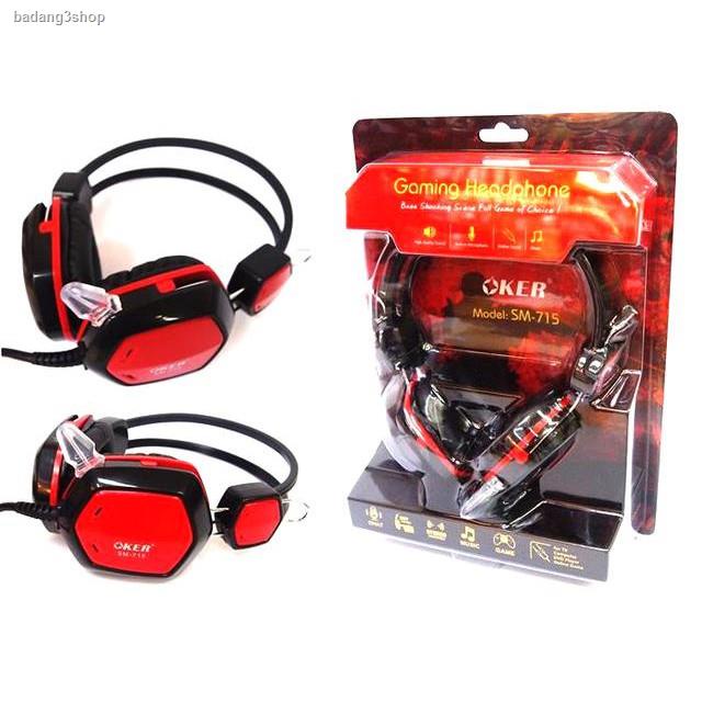 จัดส่งเฉพาะจุด จัดส่งในกรุงเทพฯOKER Gaming Headphones SM-715 หูฟัง ครอบหู โอเคอร์ - badang3shop ...