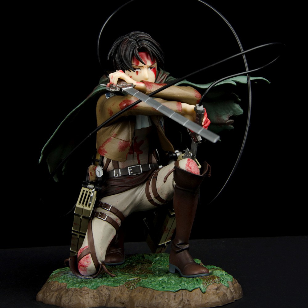 รูป:390 Attack On Titan Anime Figure Levi Ackerman Action Figure Levi ...