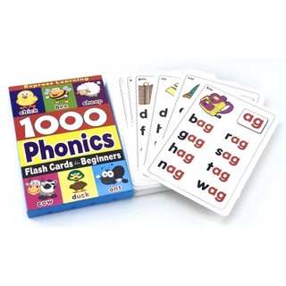 Phonics Flash Card 1000 words | Shopee Thailand