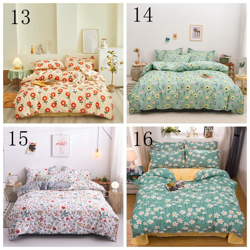 [COD] Beddings Double/ Queen/ King 4 in 1 Bedsheet high quality ...